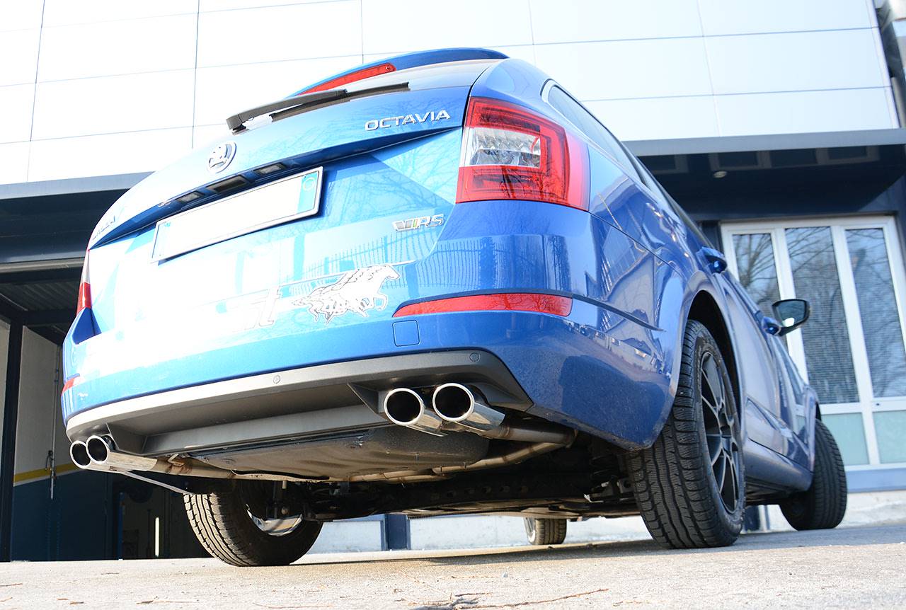 SKODA OCTAVIA 2.0 TDI 150 Hp 2013 Skoda exhaust systems